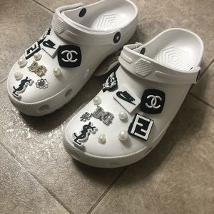 Shoes | No Boundaries All White Crocs | Poshmark